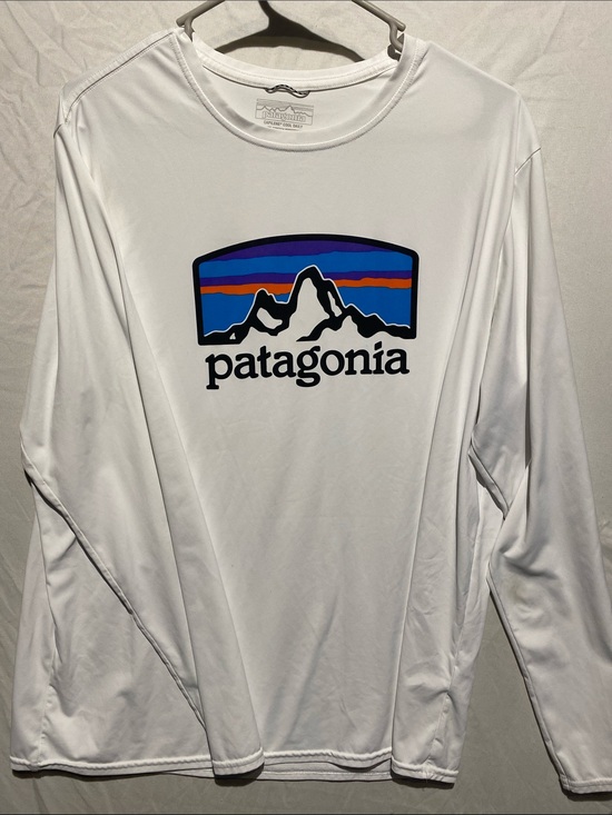 Patagonia | Shirts | Patagonia Capilene Cool Daily White Long Sleeve ...